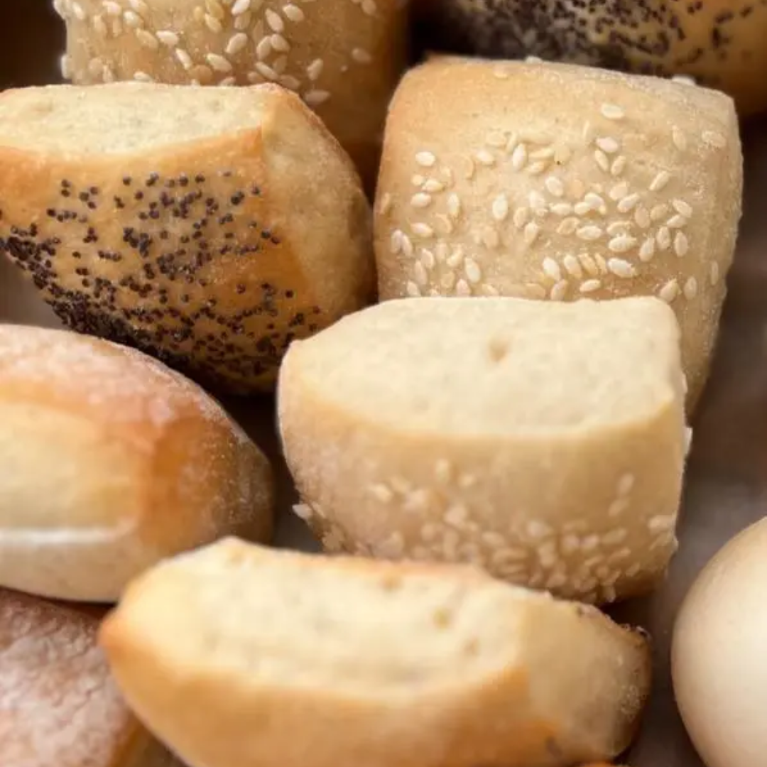 25 Ultra Mini Ciabatta Carré - Parfaits pour Mini Sandwiches
